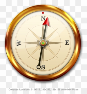 Preview Of The Compass Icon - 3d Compass Icon Png - Free Transparent ...