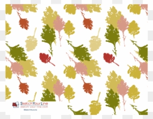 Leaves Pattern Rectangular Greeting Cards - Greeting Card - Free ...