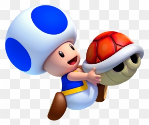 Blue Toad Ssb - Blue Toad Mario - Free Transparent PNG Clipart Images ...