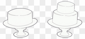 Drawn Cake Layer Cake - 1 Layer Cake Drawing - Free Transparent PNG ...