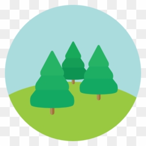 Forest Free Icon - Tree Icon Circle Png - Free Transparent PNG Clipart ...