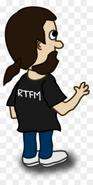 Big Image - Cartoon Guy Looking Away - Free Transparent PNG Clipart ...