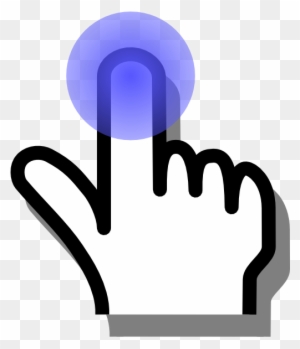 Finger Clipart Clicking - Pointing Finger Clip Art - Free Transparent ...