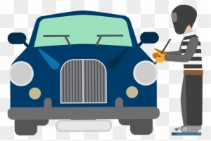 Cartoon Thief Wearing Black Clothes Stealing A Car - Stealing A Car ...