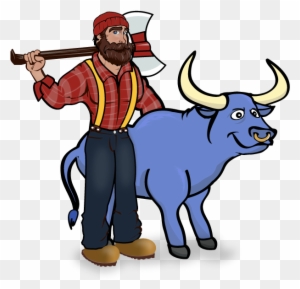 Paul Bunyan Clipart - Cartoon Lumberjack - Free Transparent PNG Clipart ...