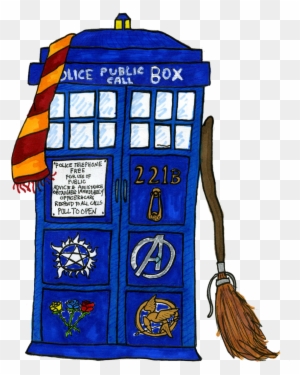Multifandom Tardis By Huzzellzebub - Multifandom Png - Free Transparent ...