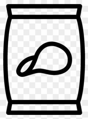 Chips Bag Vector - Bag Of Chips Icon - Free Transparent PNG Clipart ...