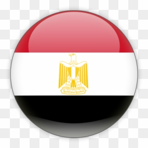 Illustration Of Flag Of Egypt - Egypt Circle Flag - Free Transparent ...