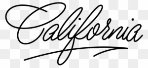 California - Calligraphy - Free Transparent PNG Clipart Images Download