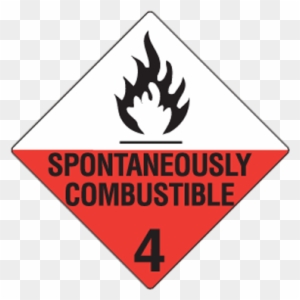 Free Printable Signs There Are - Dangerous Goods Class 4.2 - Free ...