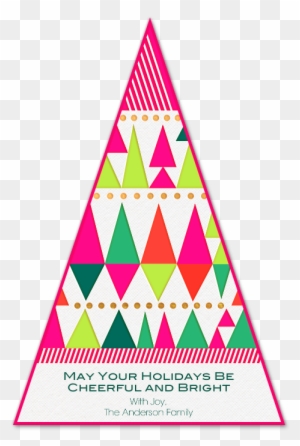 Christmas Card For Evite Postmark - Triangle - Free Transparent PNG ...