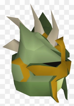 Green Slayer Helmet Detail - Origami - Free Transparent PNG Clipart ...