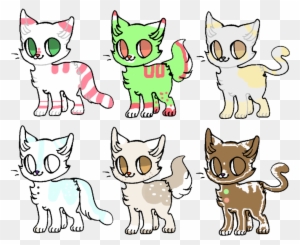 Quick Cat Adopts- 5 Points Each By Jelki - Cartoon - Free Transparent ...