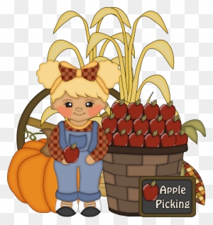 Autumn Girl Clip Art - Fall Clipart - Free Transparent PNG Clipart ...