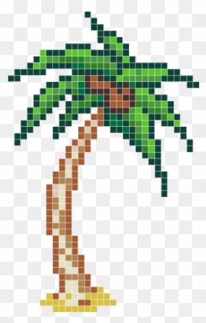 Pixel Art Of A Tree - Tree Pixelart - Free Transparent PNG Clipart ...