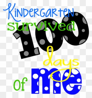 Kindergarten Survived 100- Boy - School - Free Transparent PNG Clipart ...