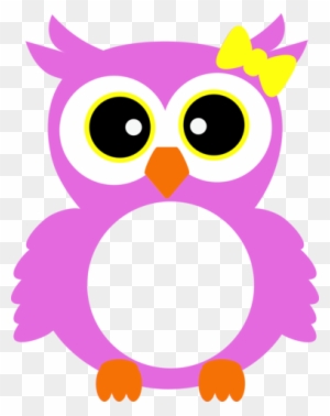 Owl- Monogram With Bow - Owl - Free Transparent PNG Clipart Images Download