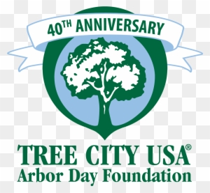 40th Tree City Usa Logo 2-color - Tree City Usa Logo - Free Transparent ...