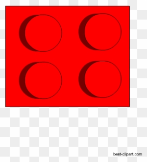 Red Small Lego Brick Clip Art - Circle - Free Transparent PNG Clipart ...