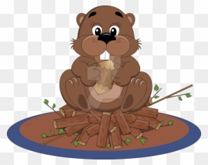 Beaver Cutting Down Tree Clip Art At Mzayat - Beaver Dam Clipart - Free ...