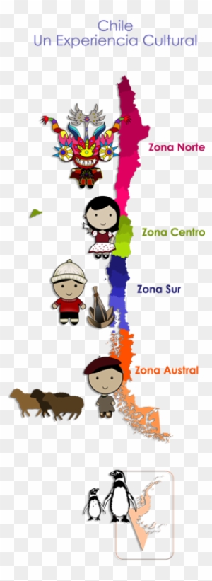 Chile Culture Map - Zonas Geograficas De Chile - Free Transparent PNG ...