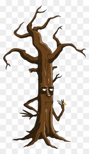 Smoking Tree - Illustration - Free Transparent PNG Clipart Images Download