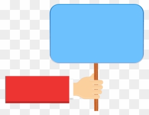 Cartoon Hand Holding Sign Post Vector Clip Art - Hands Holding A Sign ...
