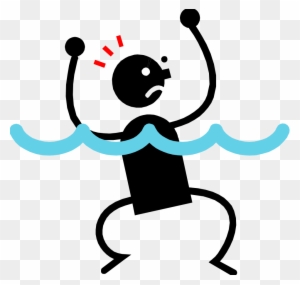 Outsourcing For Enhanced Productivity - Stick Man Drowning Png - Free ...