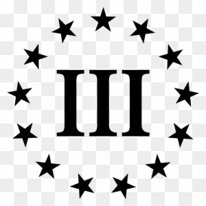 3% Percenter With Stars Sticker - Bureau Of Consular Affairs - Free ...