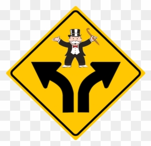 Fork In The Road - Atv Road Sign - Free Transparent PNG Clipart Images ...