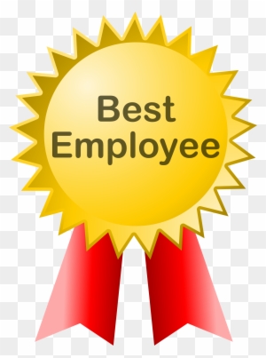Best Employee Award Badge Vector Clipart Systematic - Fan Of The Week ...