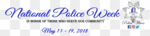 National Police Week - National Police Week Logo - Free Transparent PNG ...