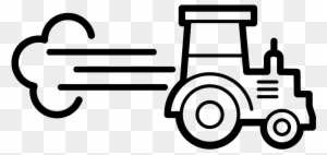 Tractor Pull - Tractor Icon Png White - Free Transparent PNG Clipart ...