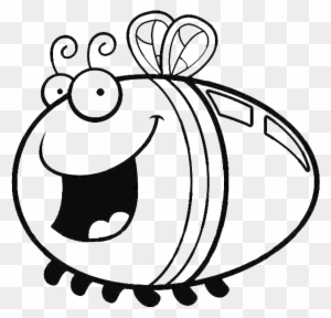 A Very Happy Firefly Coloring Page - Beautiful Fireflies Picture To ...