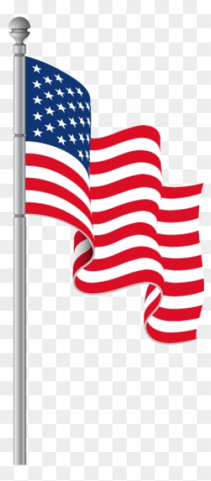 American Flag Pole Clip Art