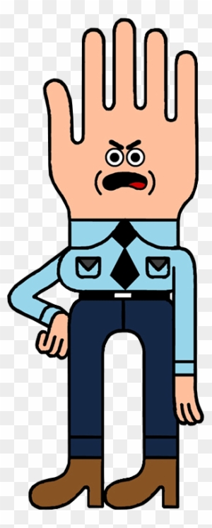 Hand Security Officer - Amazing World Of Gumball Hand - Free ...