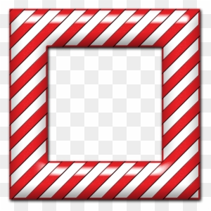 Cane Round Border Frame - Candy Cane Circle Frame Png - Free ...