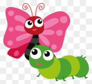 Caterpillar Butterfly Clip Art