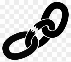 Chain Breaking Link Linked Iron Connection - Chains Broken Clip Art ...