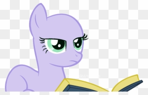 My Little Pony Clipart Earth - Mlp Base Earth Pony Reading - Free ...