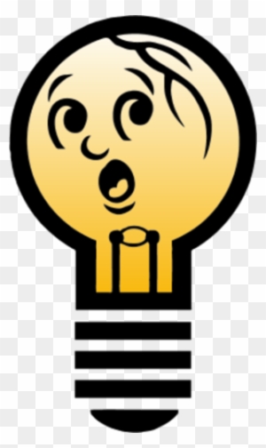Anthropomorphic Cartoon Light Bulb - Cartoon Light Bulb Png - Free ...