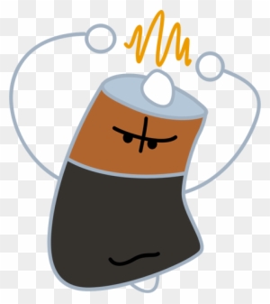 Dancing Battery Cartoon Vector Drawing - Battery Cartoon Png - Free ...
