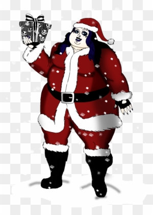 Rosa's Gothic Christmas By Artist-srf - Santa Claus - Free Transparent ...