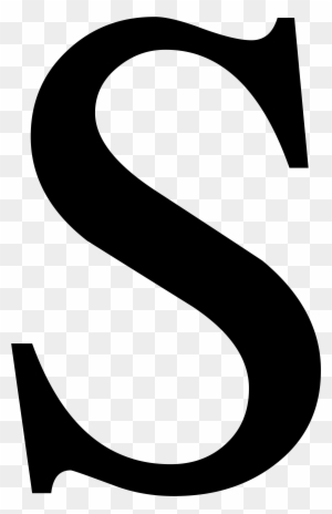 Open - Capital S And Small S - Free Transparent PNG Clipart Images Download