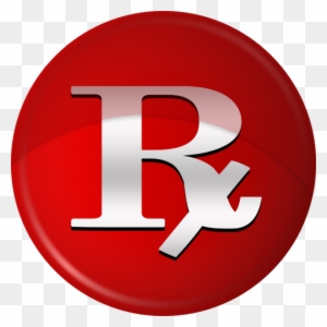Rx Logo Pharmacy Symbol Red - Circle - Free Transparent PNG Clipart ...