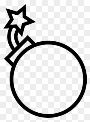 Bomb Outline Vector - Bomb Outline - Free Transparent PNG Clipart ...
