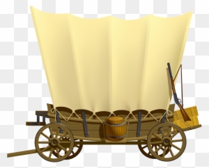 Oregon Trail American Frontier Clip Art Covered Wagon - Covered Wagon ...