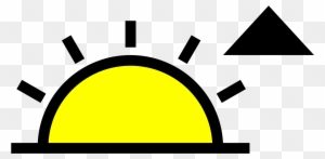 Sunrise Symbol - Icon - Free Transparent PNG Clipart Images Download