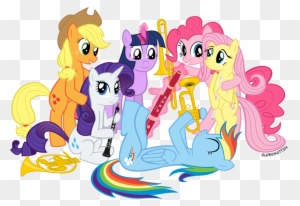 Ponies With Instruments By Supermatt314 - My Little Pony Instruments ...