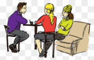 With Family, Friends, Colleagues And Neighbours - Sitting - Free ...